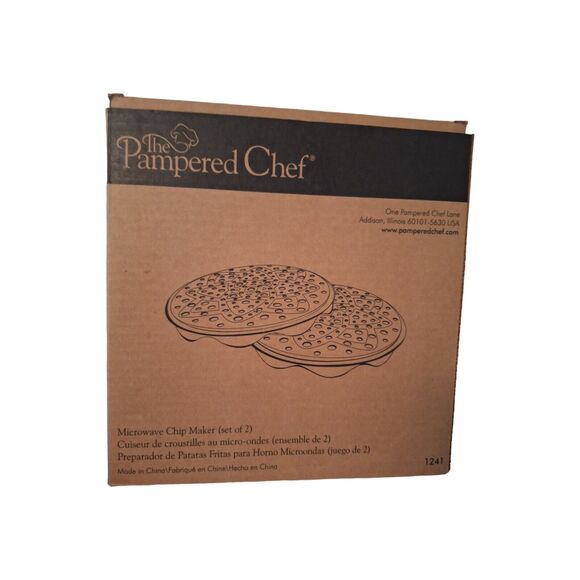 Pampered Chef Kitchen Pampered Chef Microwave Chip Maker Poshmark
